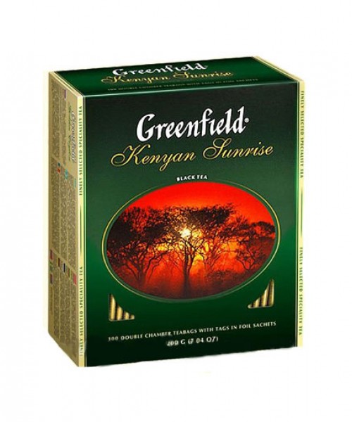 Greenfield Kenyan Sunrise 100 g - Full-Bodied Tea Delivery Moldova